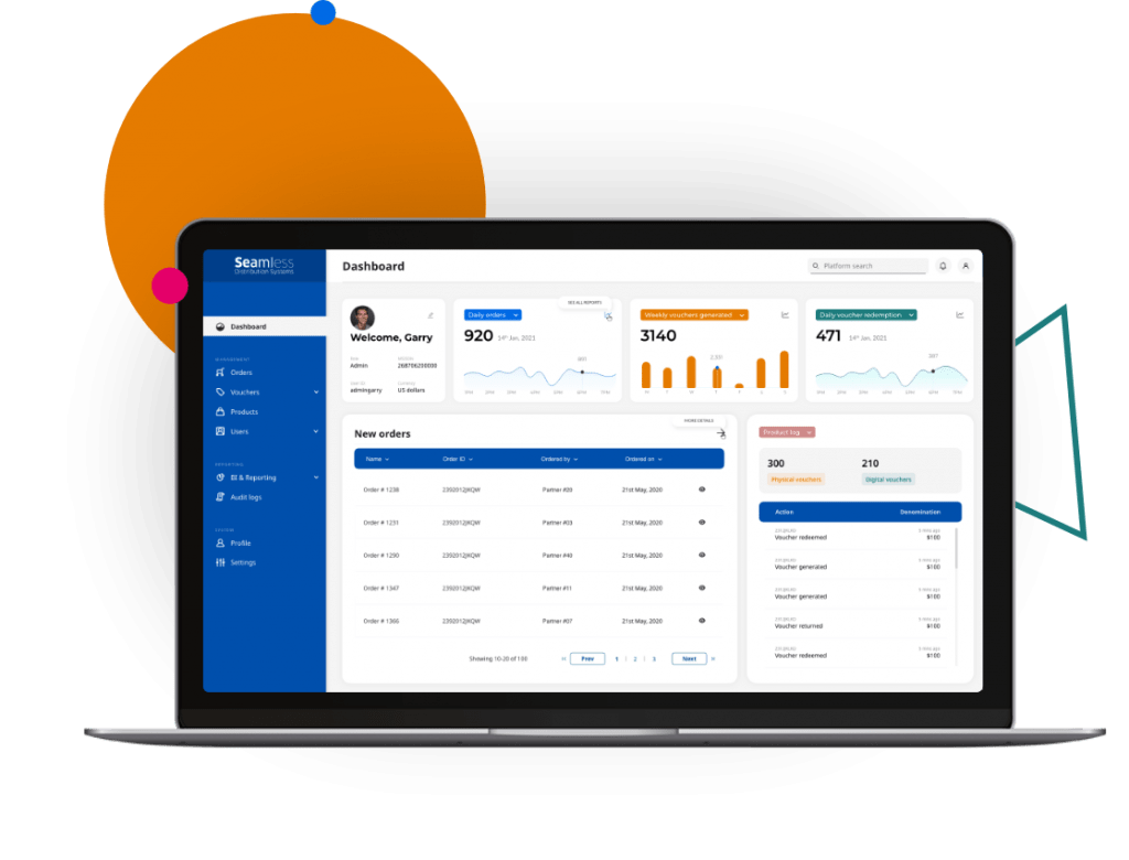 Voucher Management System - an entire lifecycle of both digital & physical